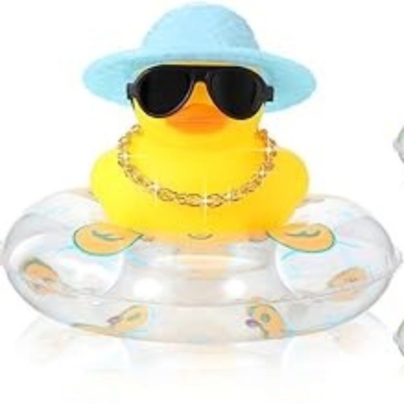 Accessories | Bling Bling Duckie With Raft Ring | Poshmark
